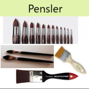 Pensler - Kunstnerartikler