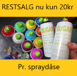 SUGAR Spray acryl 400 ml - restsalg nu kun kr. 20,00 - BMB Kunstnerartikler